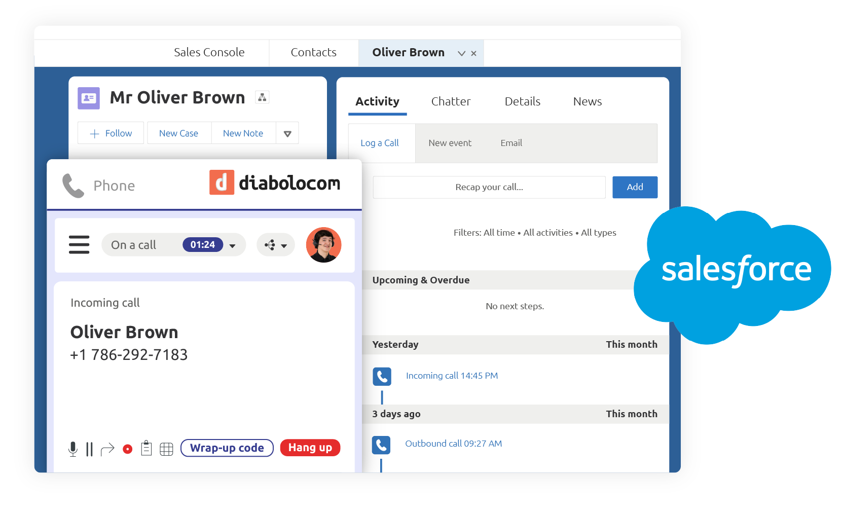 Salesforce Phone System Integration | Fast & Secure | Diabolocom