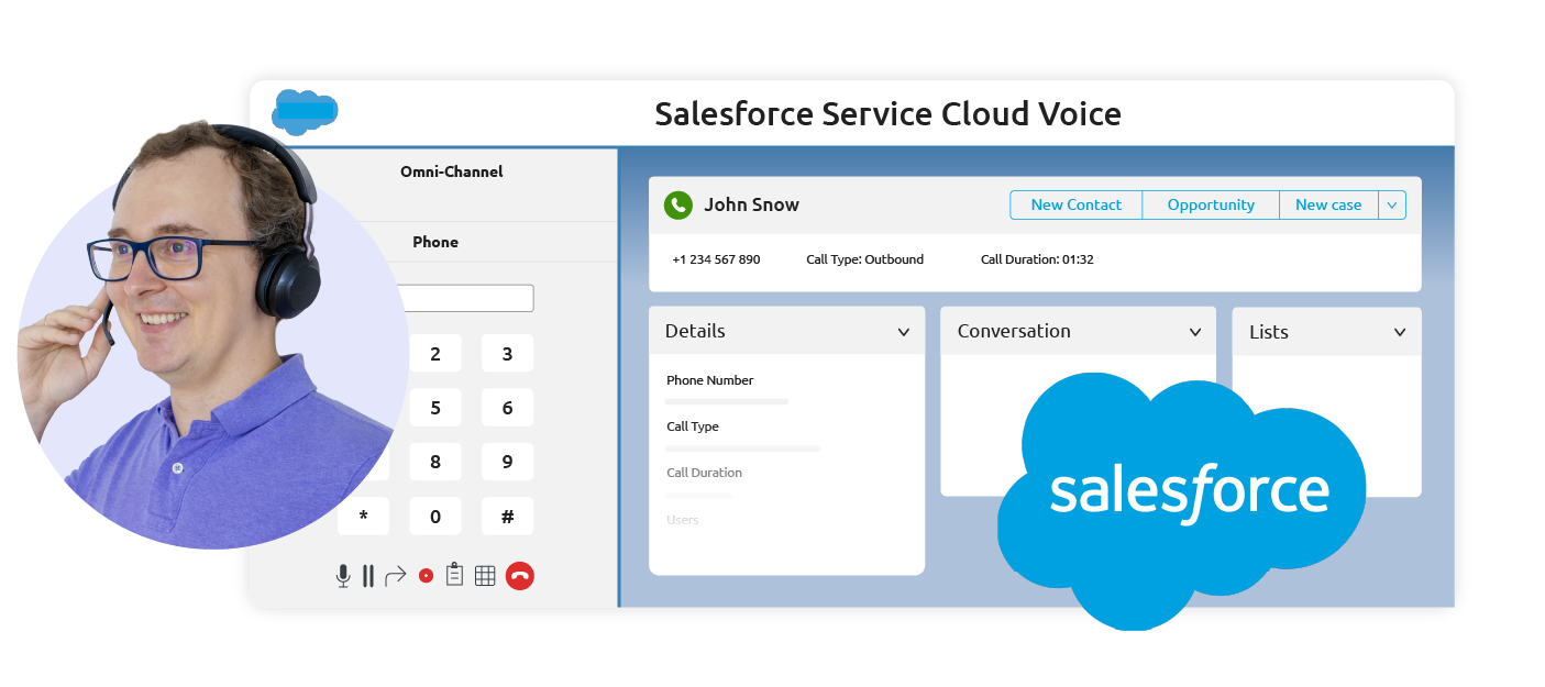 Salesforce Service Cloud Voice integration | Diabolocom
