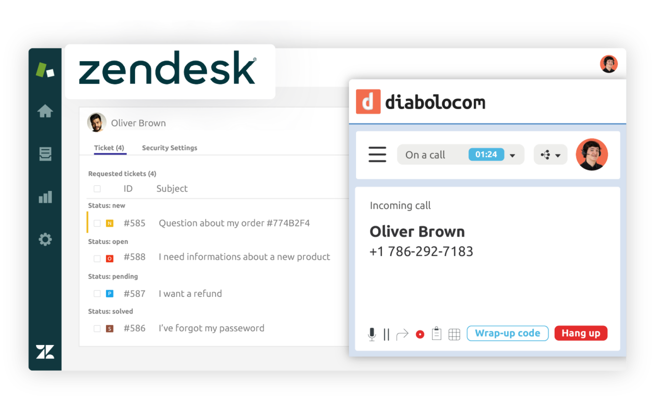 Zendesk Integration | Diabolocom